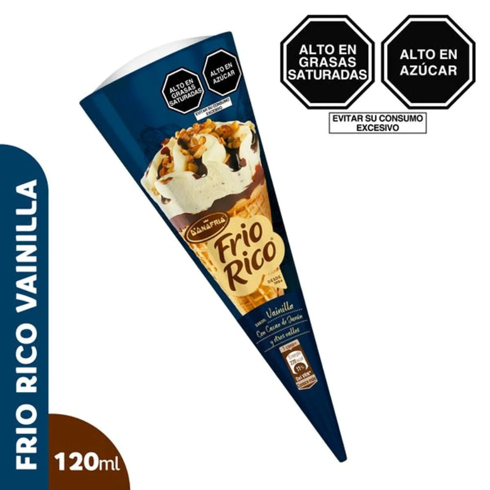 Helado Donofrio Frio Rico Vainilla 120ml – Super día