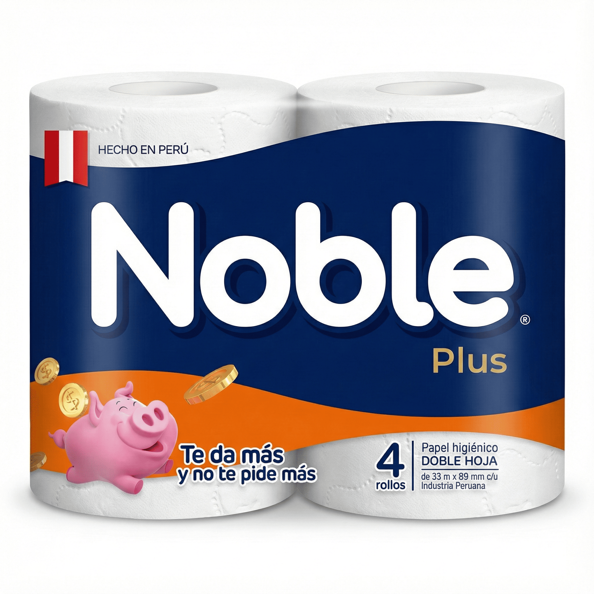 Papel Higiénico Noble Ahorro Plus 4 Rollos – Super día