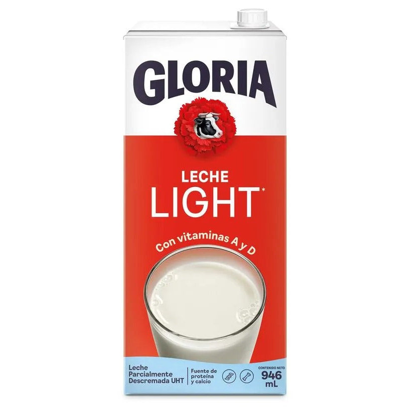 Uht Leche Gloria Light 946Ml Caja – Super día